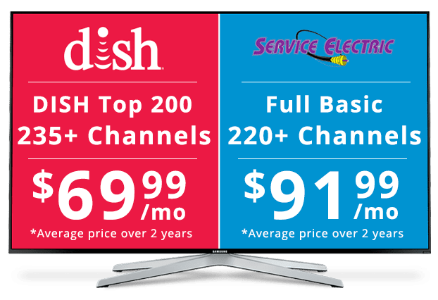 DISH vs Service Electric 2017 Comparison | DISH & SE Review